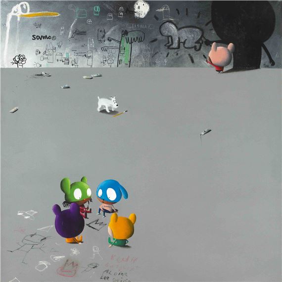 Edgar Plans | Tribute to Graffiti Artists at Eighties (2019) | MutualArt