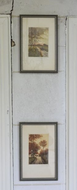 Marcel Augis | Landscapes animated with carriages | MutualArt