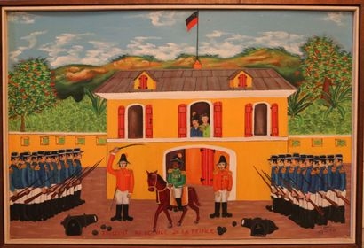 Rony Leonidas | A STREET MARKET IN HAIT | MutualArt