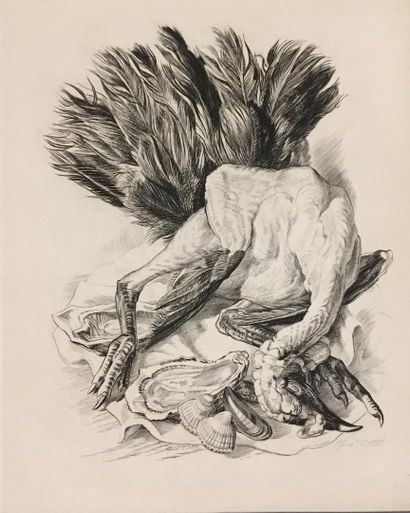 René Cottet | COTTET René Engraving signed in bottom on (1958) | MutualArt