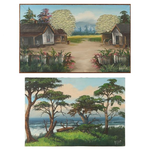 Robert Ragan | Two Vintage Paintings | MutualArt
