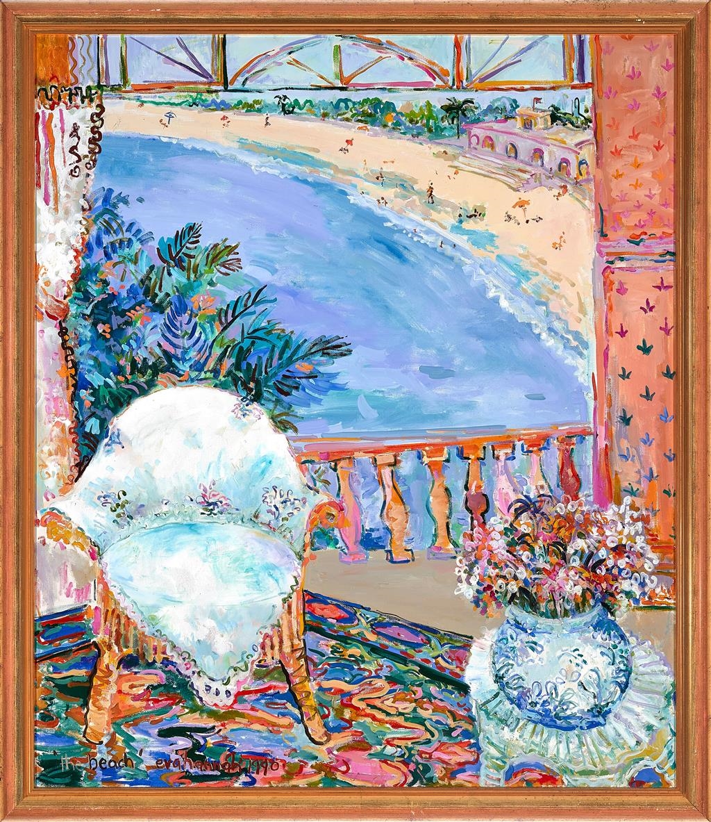 Eva Hannah | The Beach (1990) | MutualArt