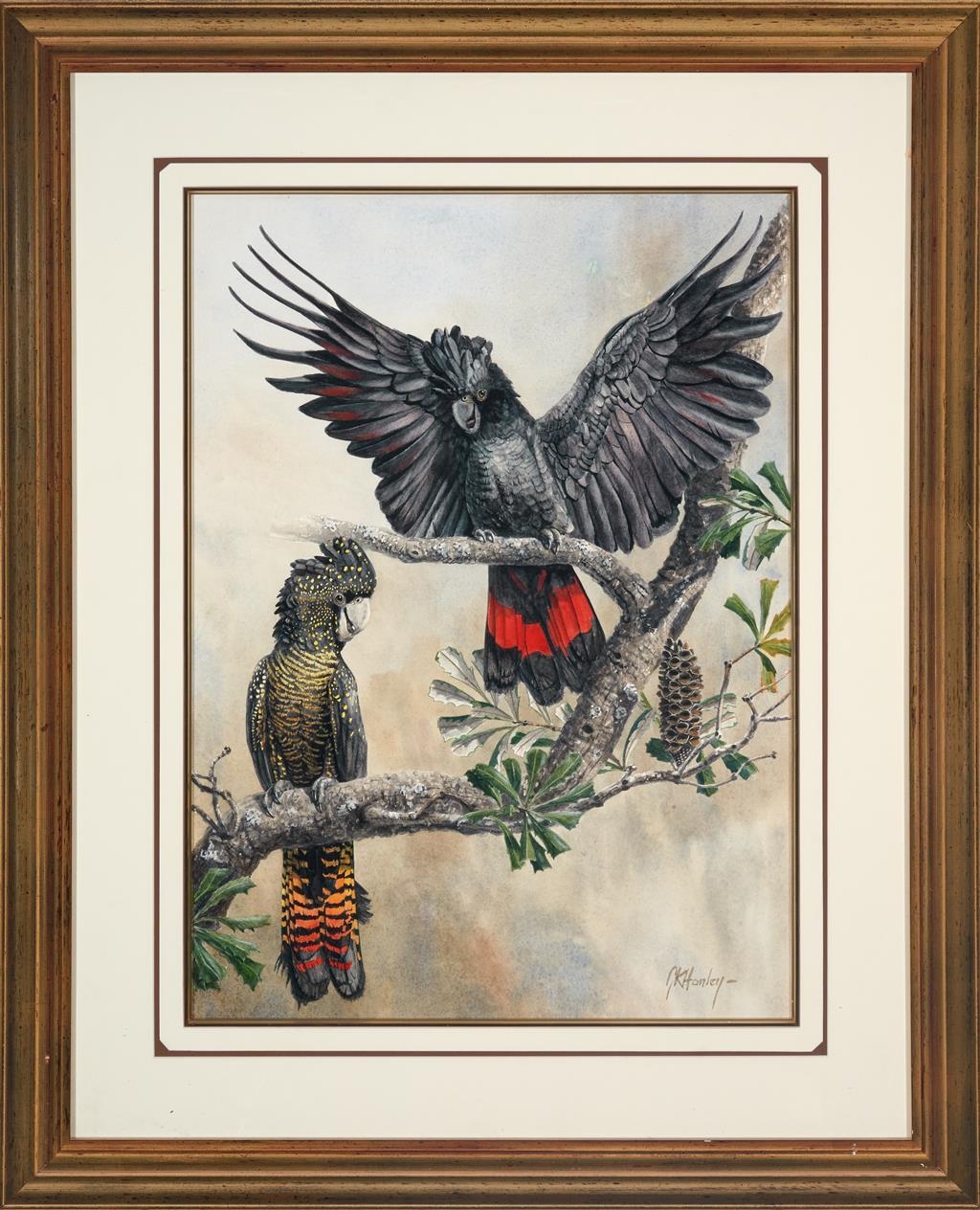 Gordon Hanley | Black Cockatoos | MutualArt