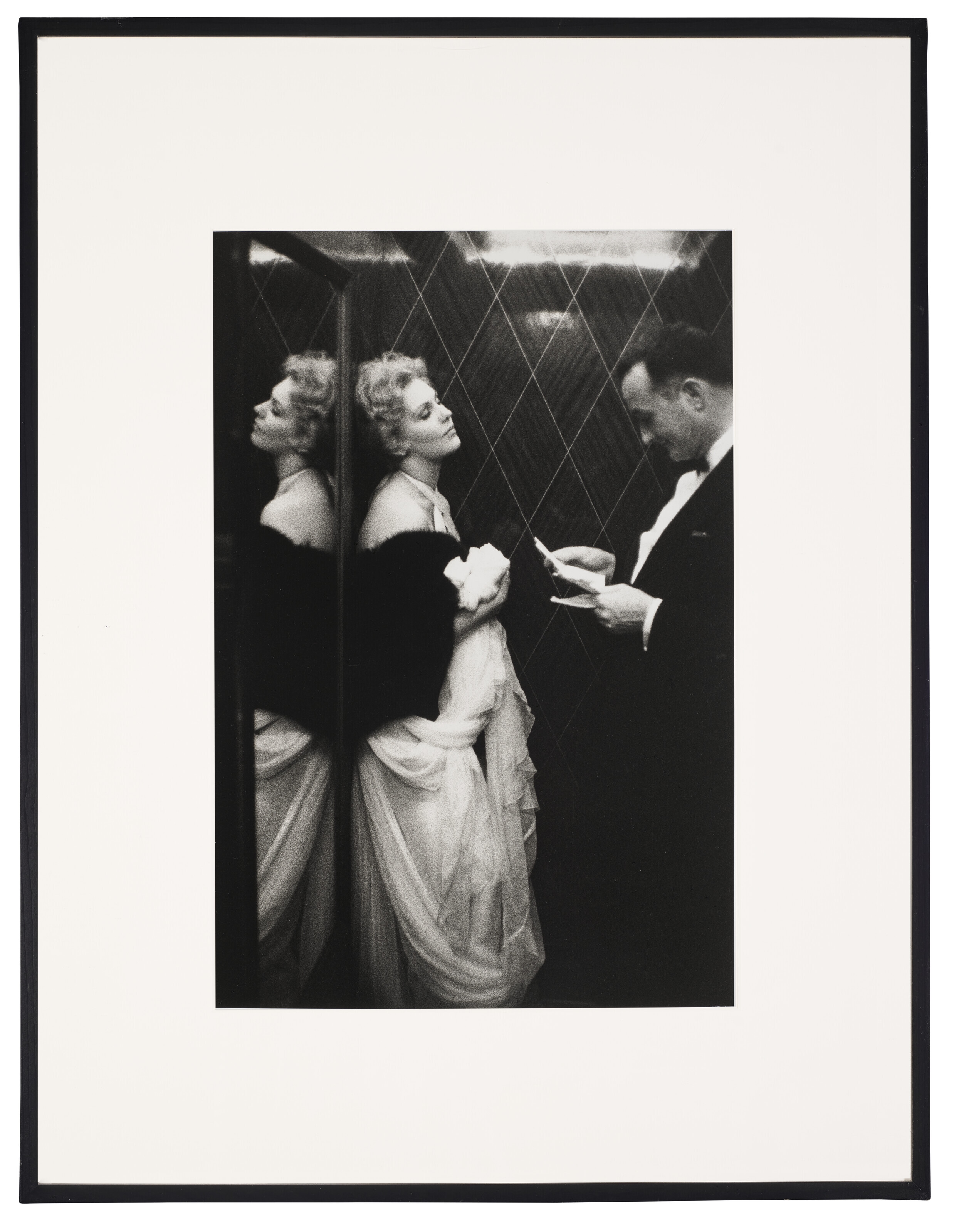 Edward Quinn | Kim Novak and Rupert Allan of Look Magazine in the lift ...