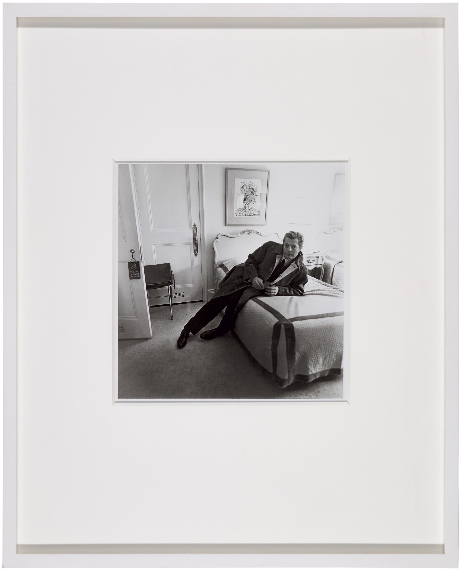 Diane Arbus | Marcello Mastroianni in his Hotel Room, NYC (Circa 1962 ...