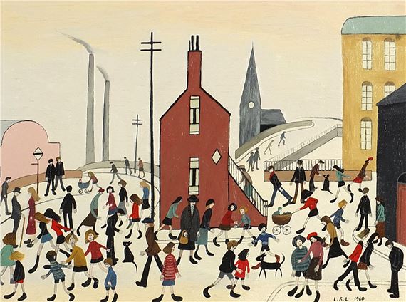 Laurence Stephen Lowry | Manner of Laurence Stephen Lowry - Busy ...