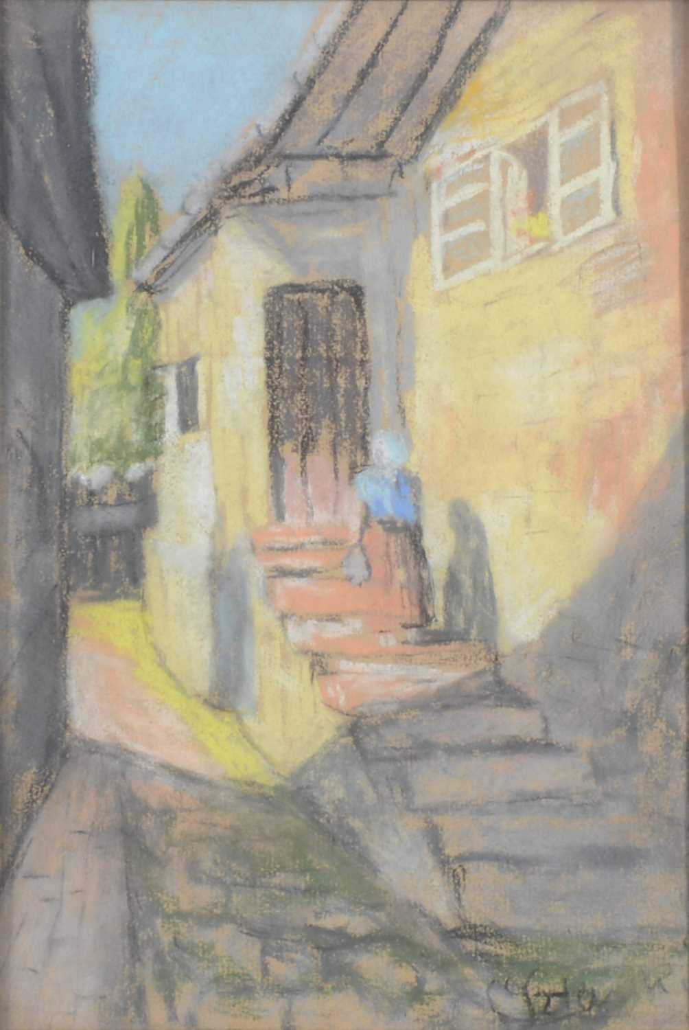 Dávid Jándi | David Jandi, Figure on steps | MutualArt
