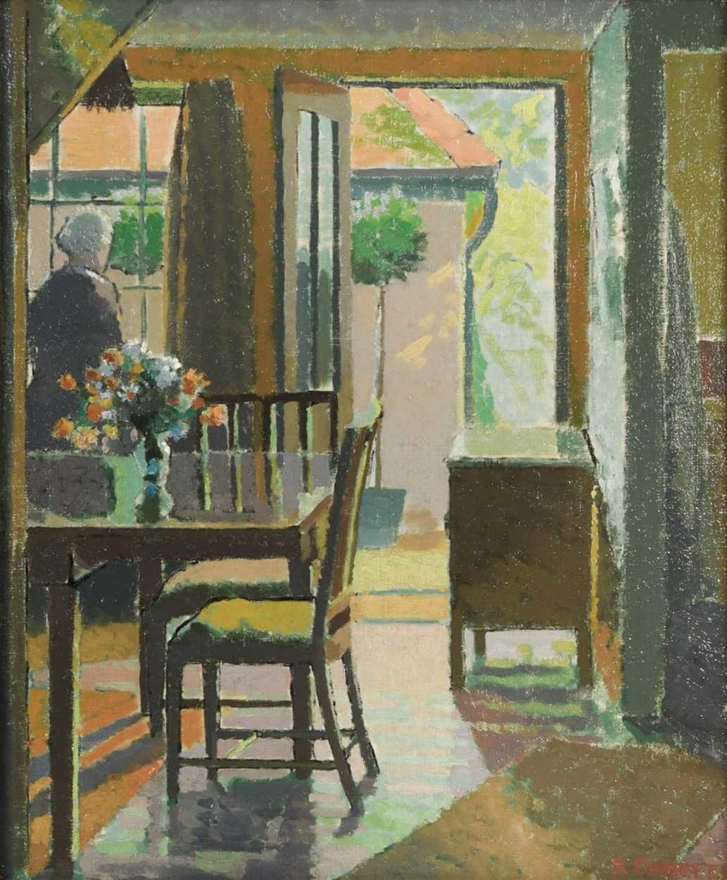 Ruth Doggett | The artist's mother in an interior | MutualArt