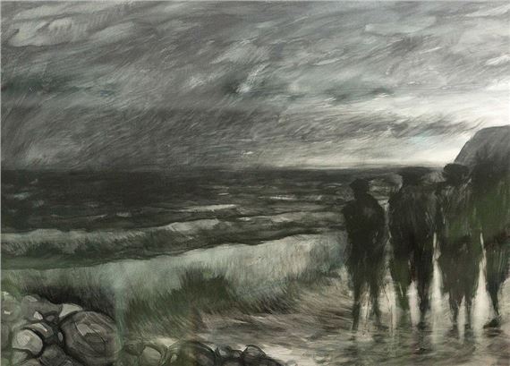 Norman Neasom | Beach Watchers | MutualArt