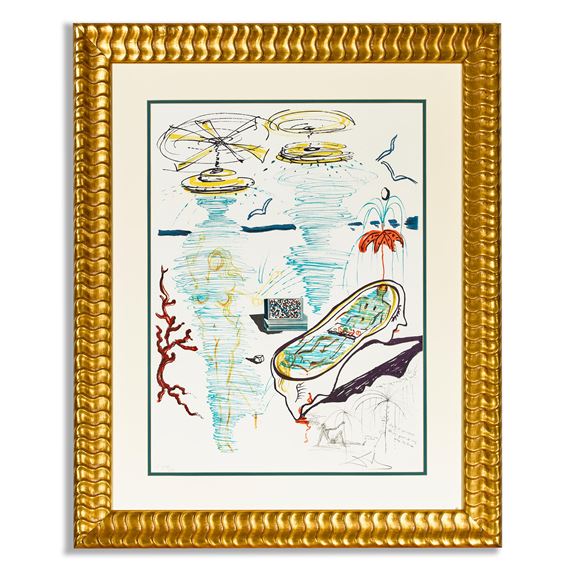Salvador Dalí | Liquid Tornado Bath Tub, from Imaginations and Objects ...
