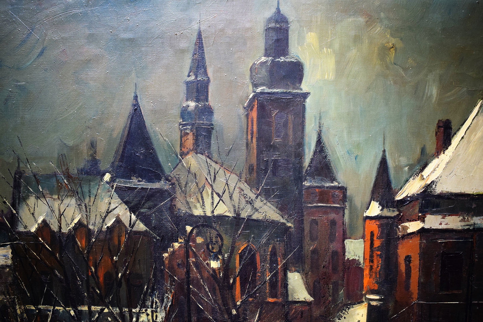 Jean-Pierre Thilmany | Vue de l'Eglise Saint Michel sous la neige (51 ...
