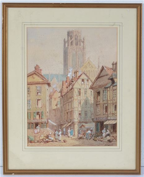 Paul Marny | Continental Street Scene | MutualArt