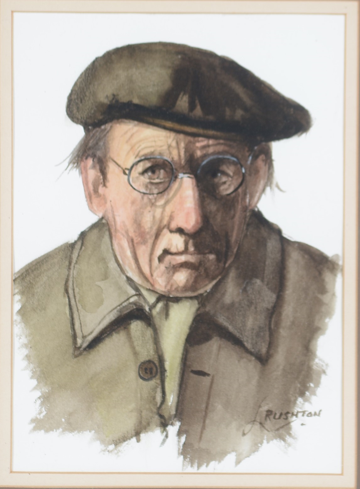 Lawrence Rushton | Four head-and-shoulder character portraits of men ...