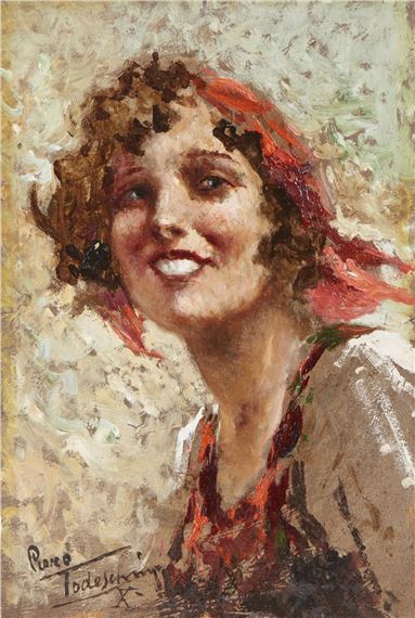 Piero Todeschini | Female portrait | MutualArt