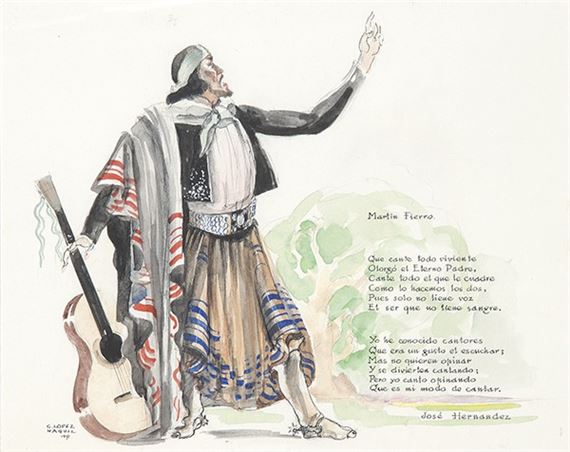Gregorio López Naguil | Martín Fierro (1951) | MutualArt
