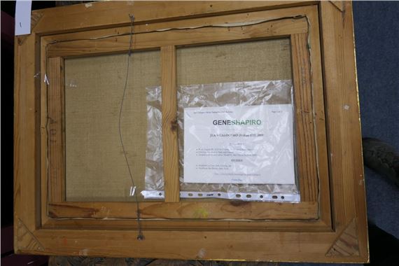 Jean Calogero | Portrait of a young girl in a straw boater adorned with ...