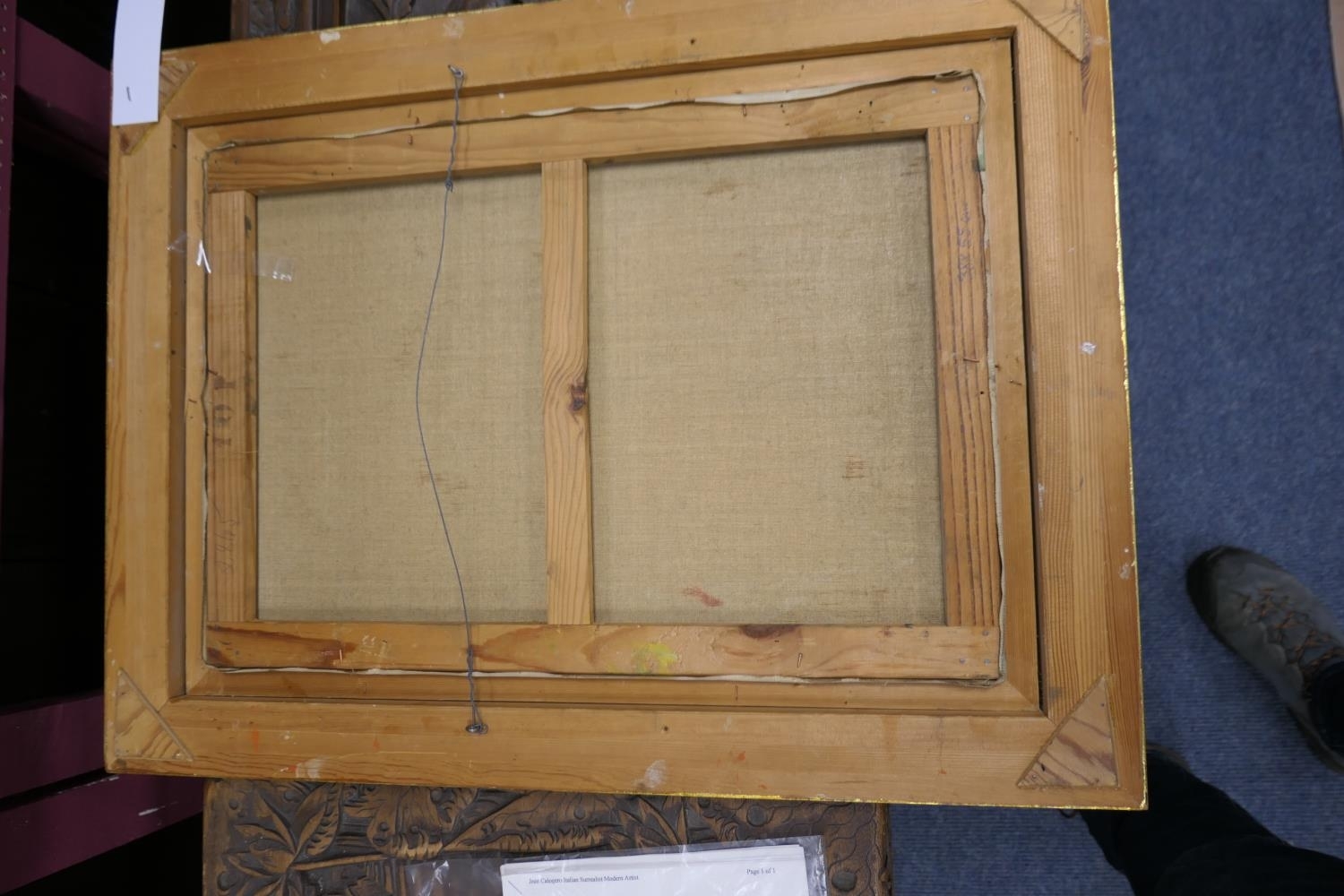 Jean Calogero | Portrait of a young girl in a straw boater adorned with ...