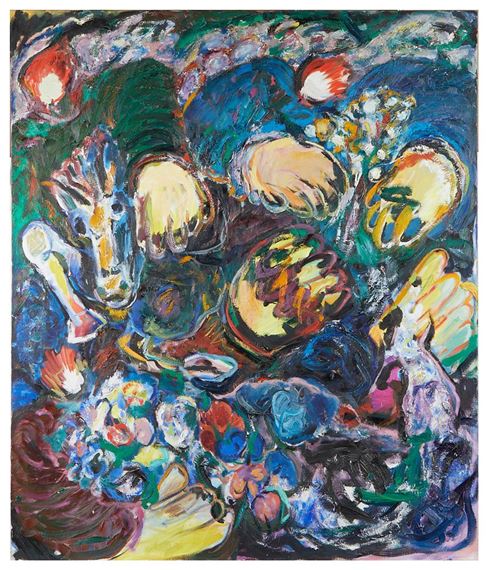 Jerome Tupa | An abstract group of figures with their hands ...