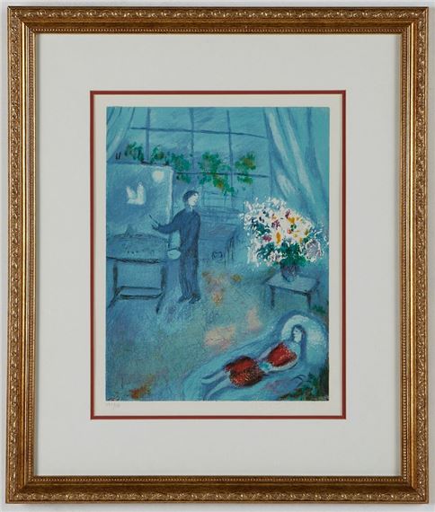 Marc Chagall | The Artist and His Model | MutualArt