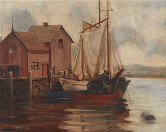 Harold Wolcott | WINTER SCENE | MutualArt