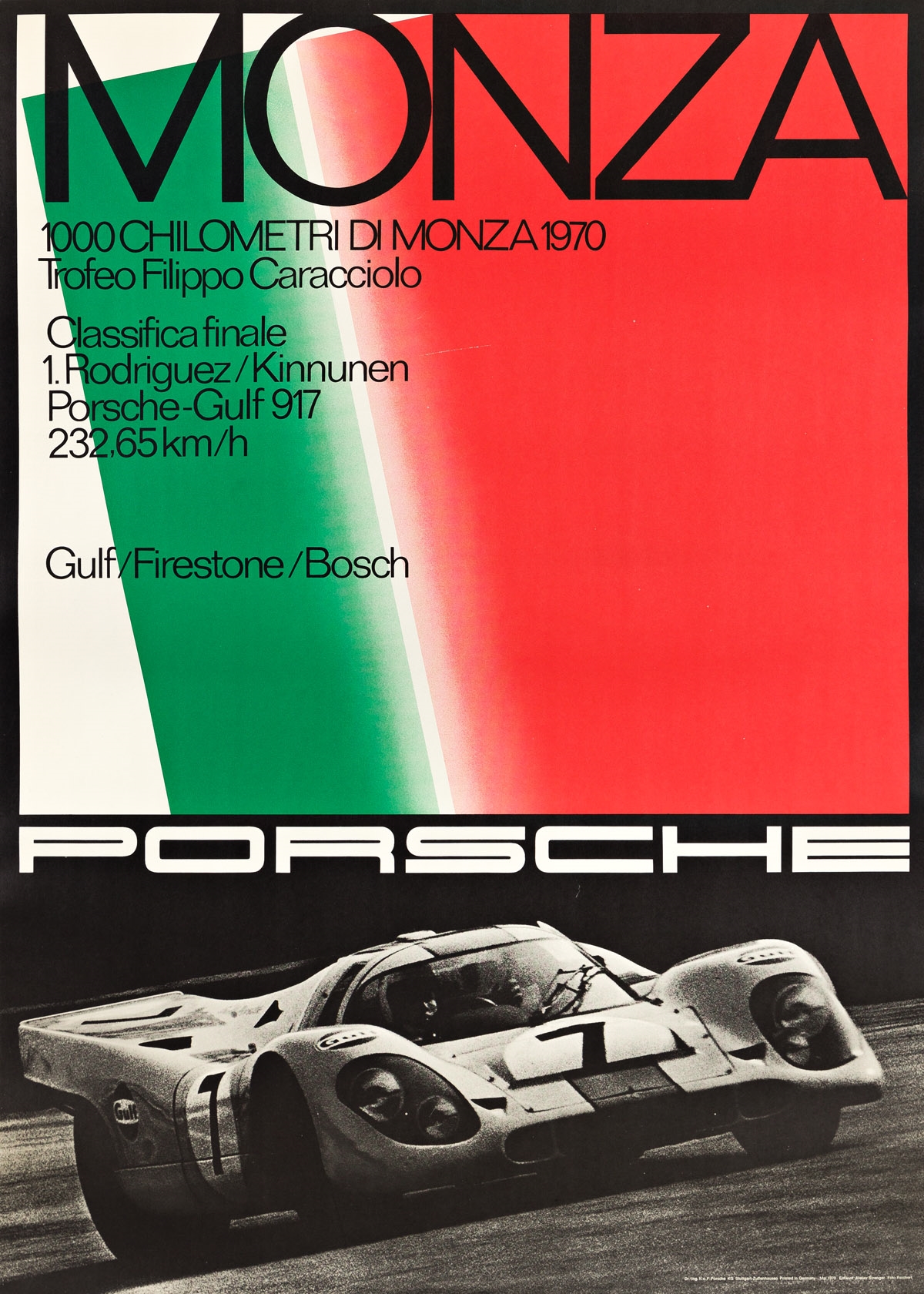 Erich Strenger | [PORSCHE]. Group of 5 posters. | MutualArt