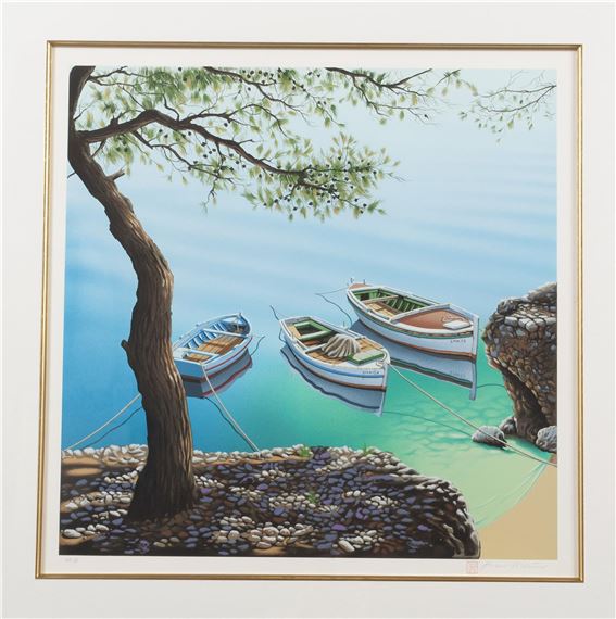 Frane Milner | Quiet coastal seascape in fresh | MutualArt