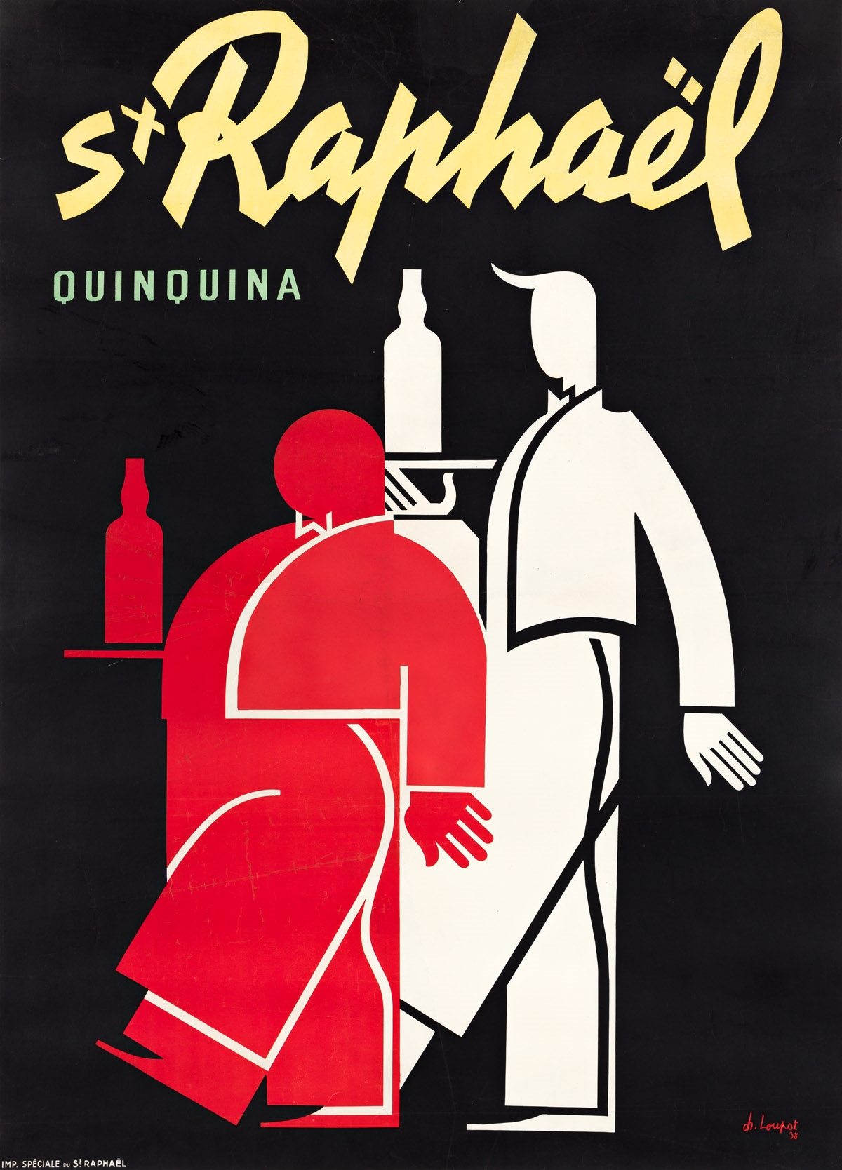 Charles Loupot | ST RAPHAËL / QUINQUINA. (1938) | MutualArt