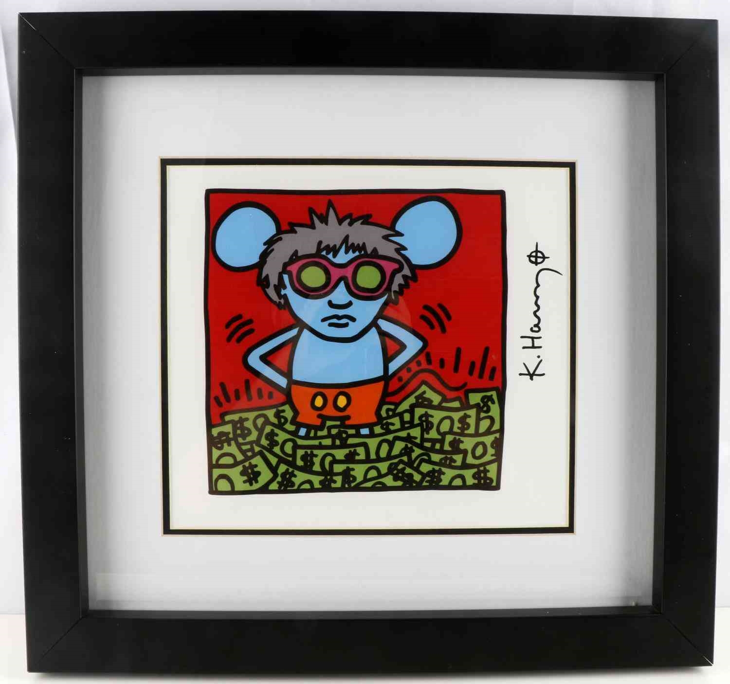 Keith Haring | Andy Mouse (1986) | MutualArt