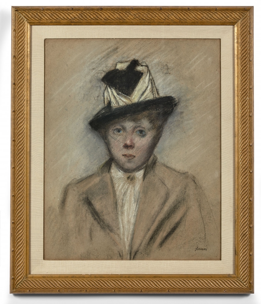 Jean-Louis Forain | Femme au chapeau | MutualArt