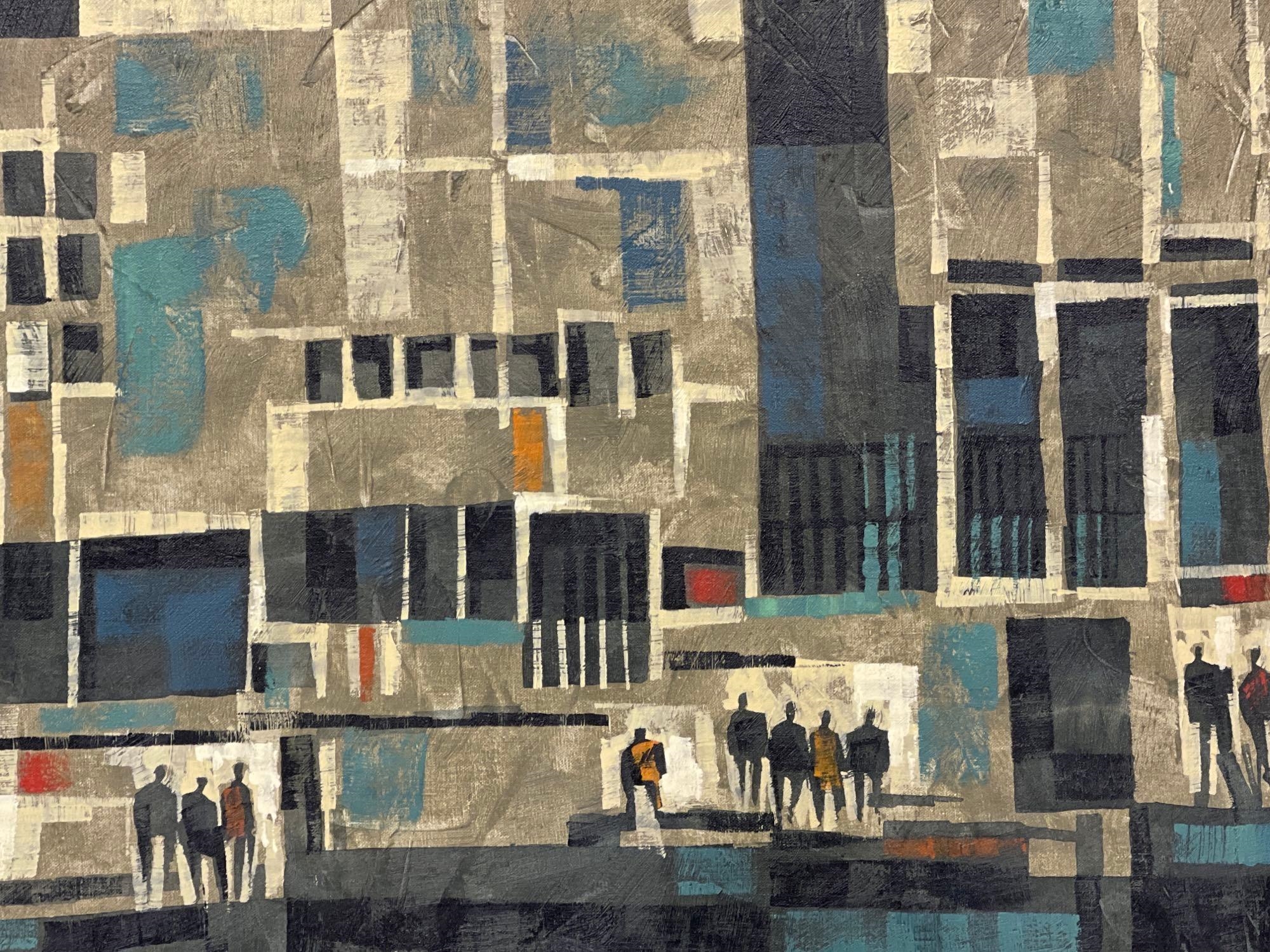 Martin Engstrom | An abstract cityscape | MutualArt