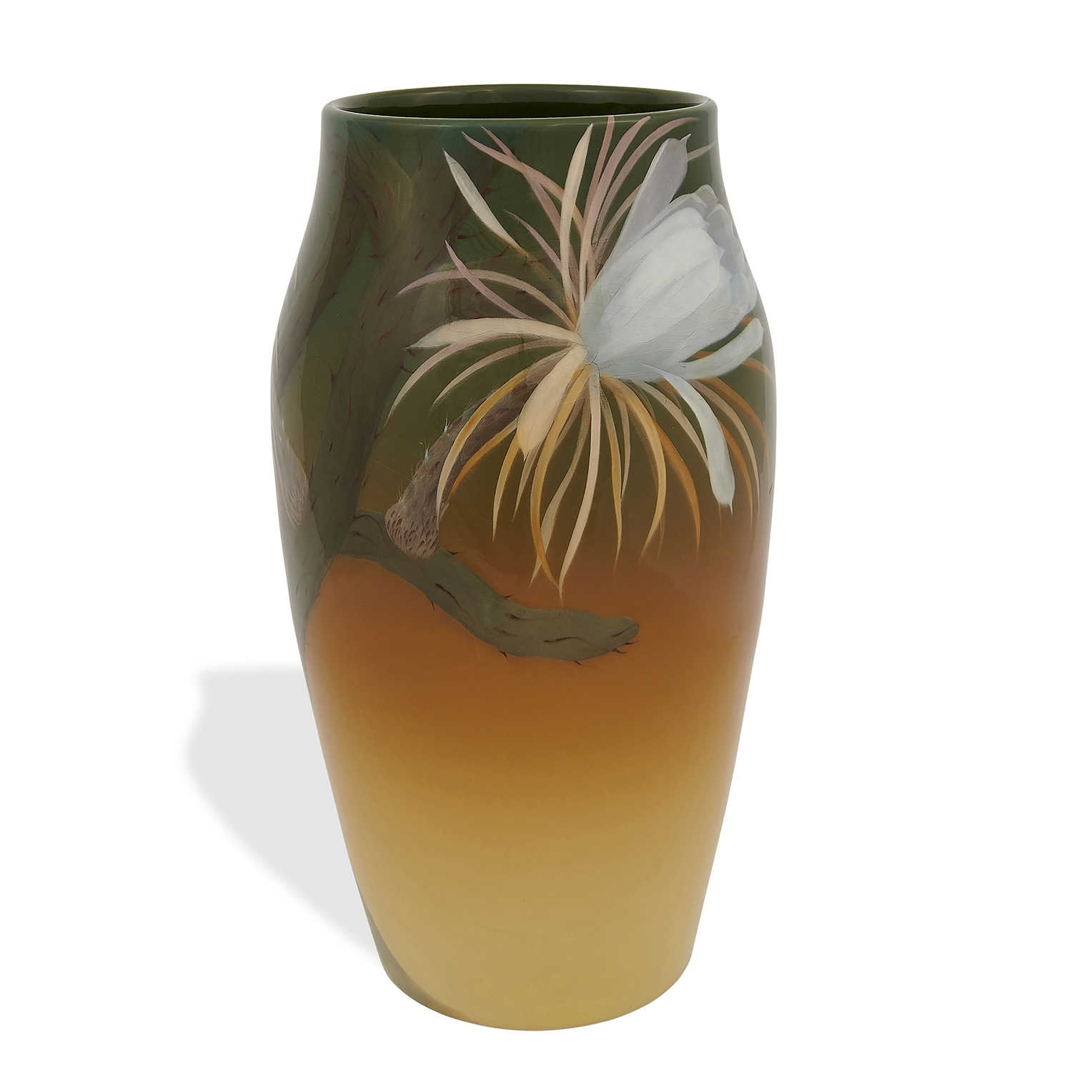 Charles Schmidt | Rookwood Pottery monumental earthenware Iris glaze ...