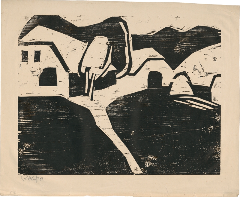 Karl Schmidt-Rottluff | Holzschnitt auf Velin (1911) | MutualArt