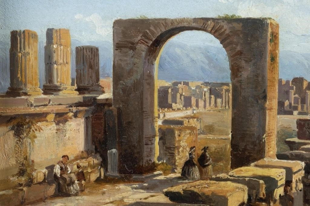 Giovanni Lanza | Ancient ruins (1860) | MutualArt