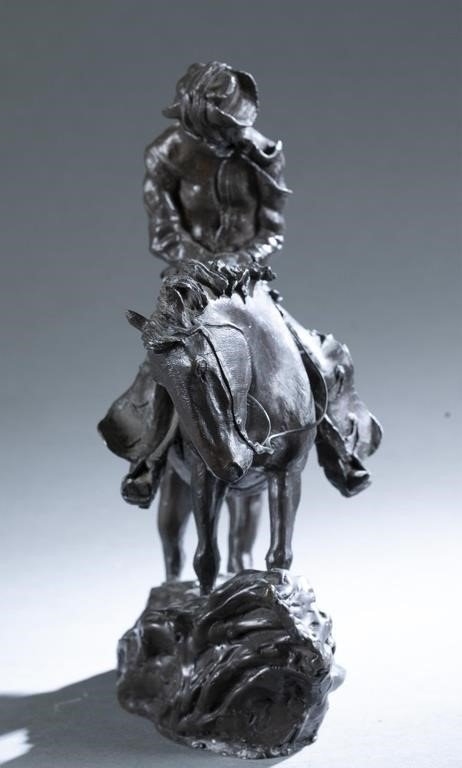 Rusty Phelps | Cowboy on Horseback (2015) | MutualArt