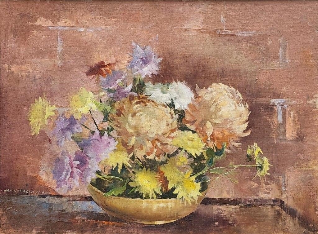 Nan Greacen | Chrysanthemums | MutualArt