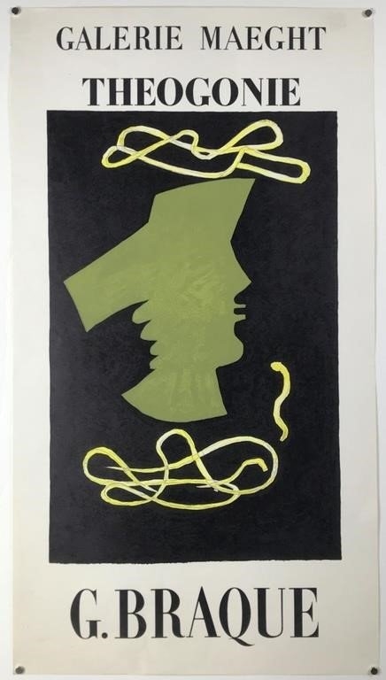 Georges Braque | Poster for Braque Graveur, Berggruen & Co. Gallery ...