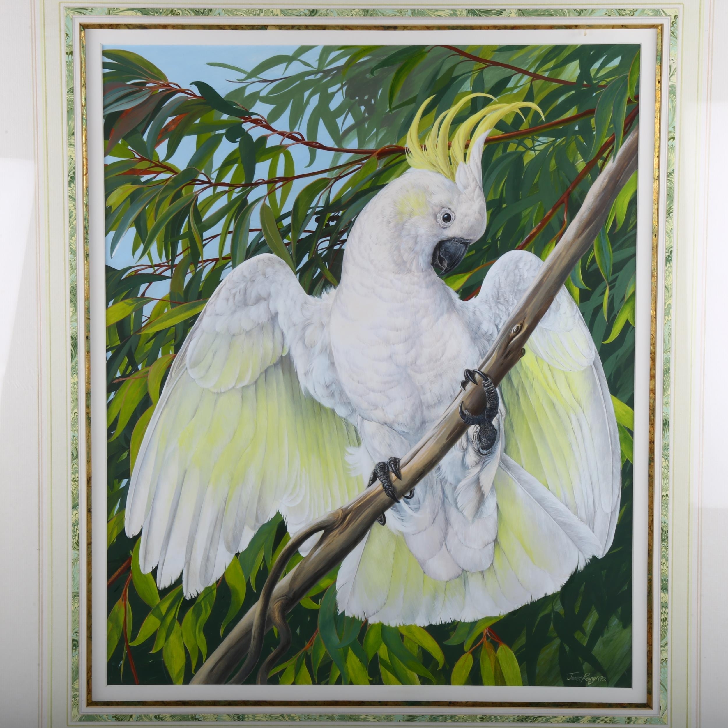 James Renny | sulphur crested cockatoo (1990) | MutualArt