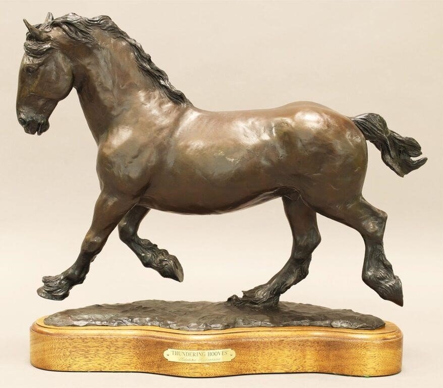 Adeline Halvorson | THUNDERING HOOVES (1993) | MutualArt