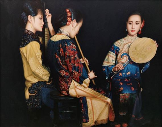 May Lim | Three Maidens | MutualArt