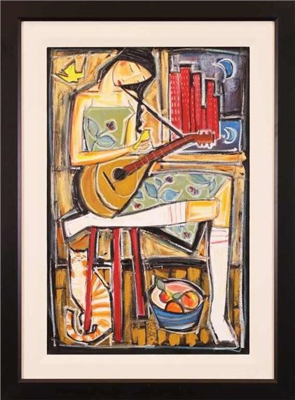 Denis Chiasson | MANDOLINE AND YELLOW BIRD | MutualArt
