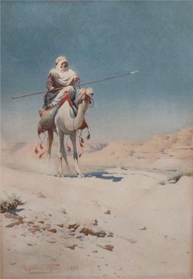 Robert George Talbot Kelly | Desert Rider (1893) | MutualArt