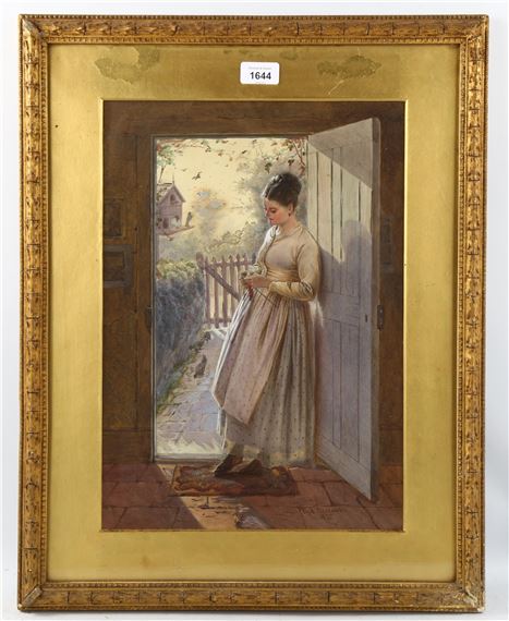 Frederick Alfred Slocombe | contemplation (1875) | MutualArt