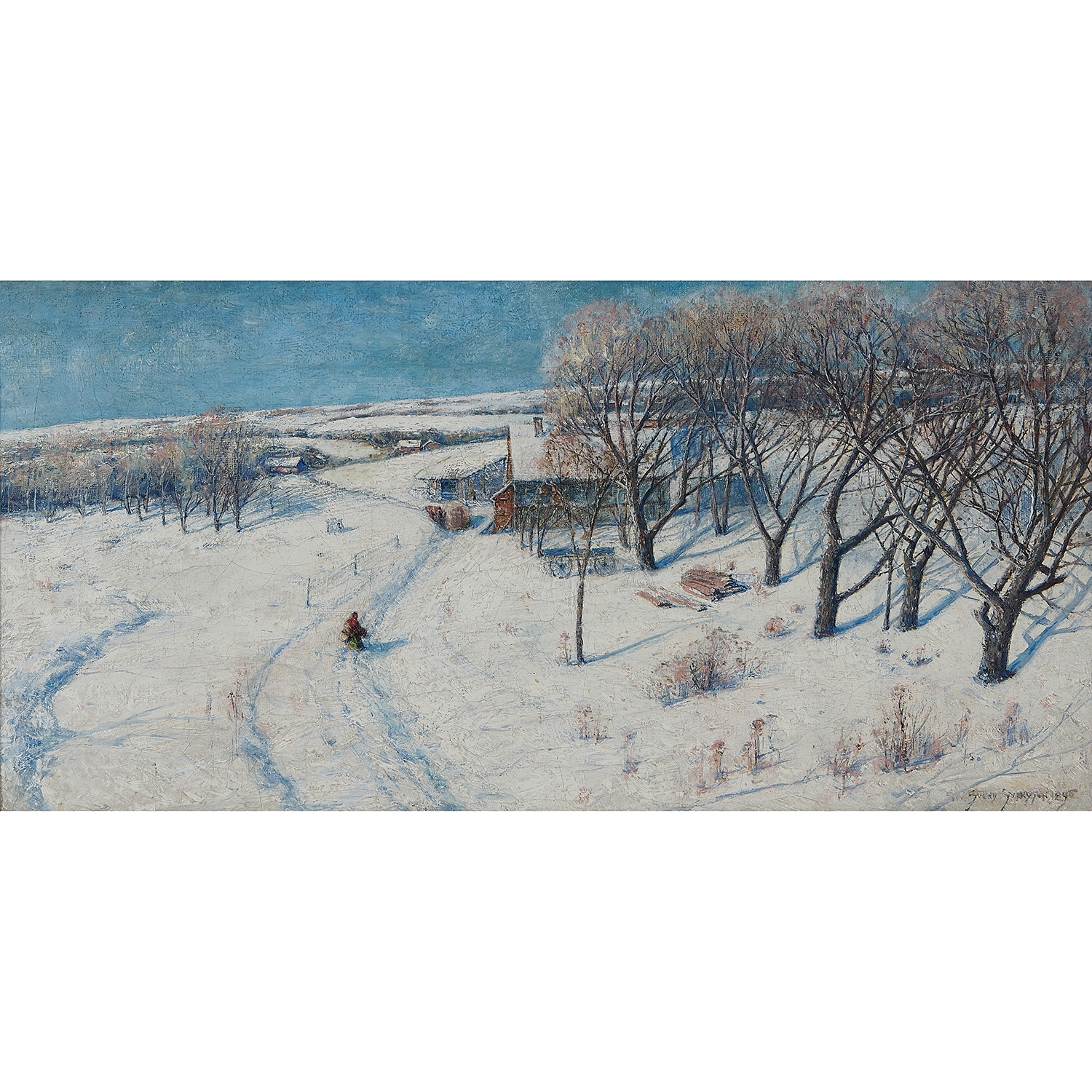 Svend Rasmussen Svendsen | Winter Landscape | MutualArt