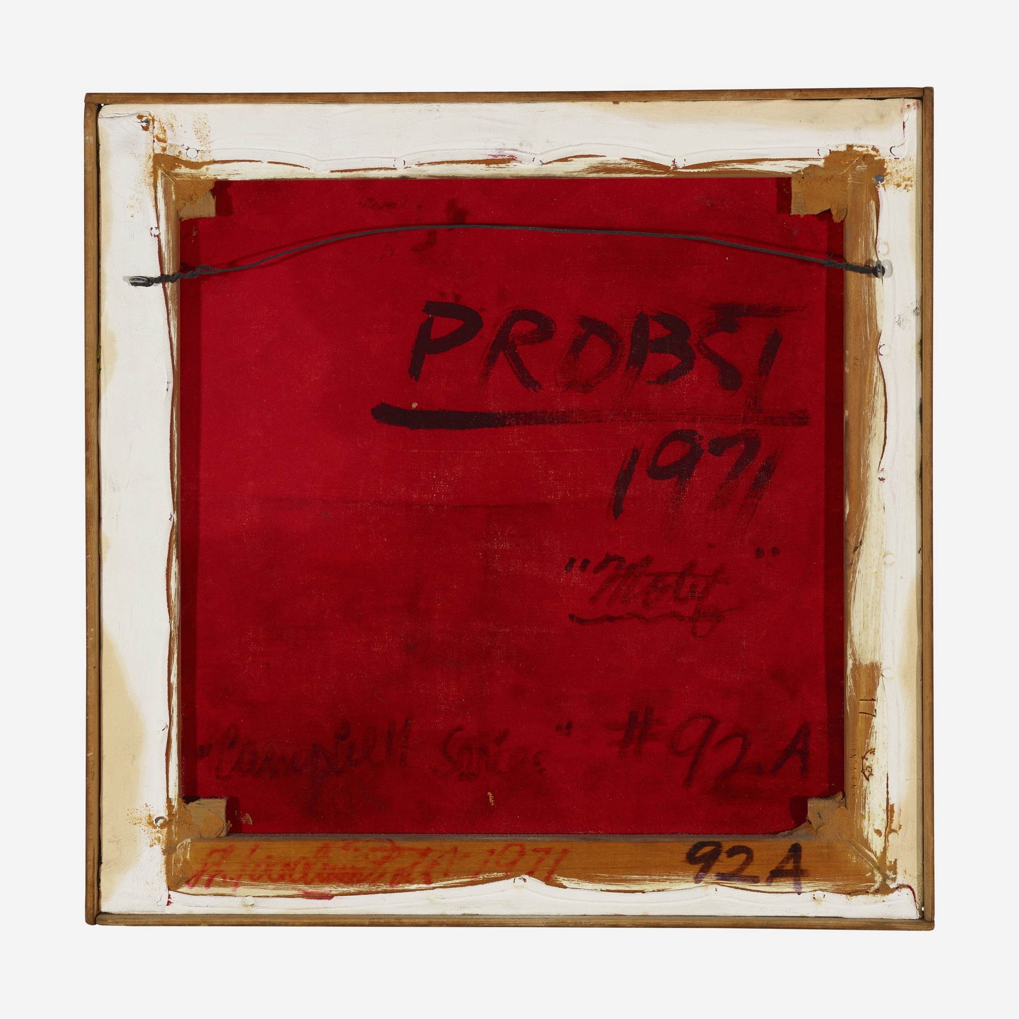 Joachim Probst | Motif from the Campbell Series (1971) | MutualArt