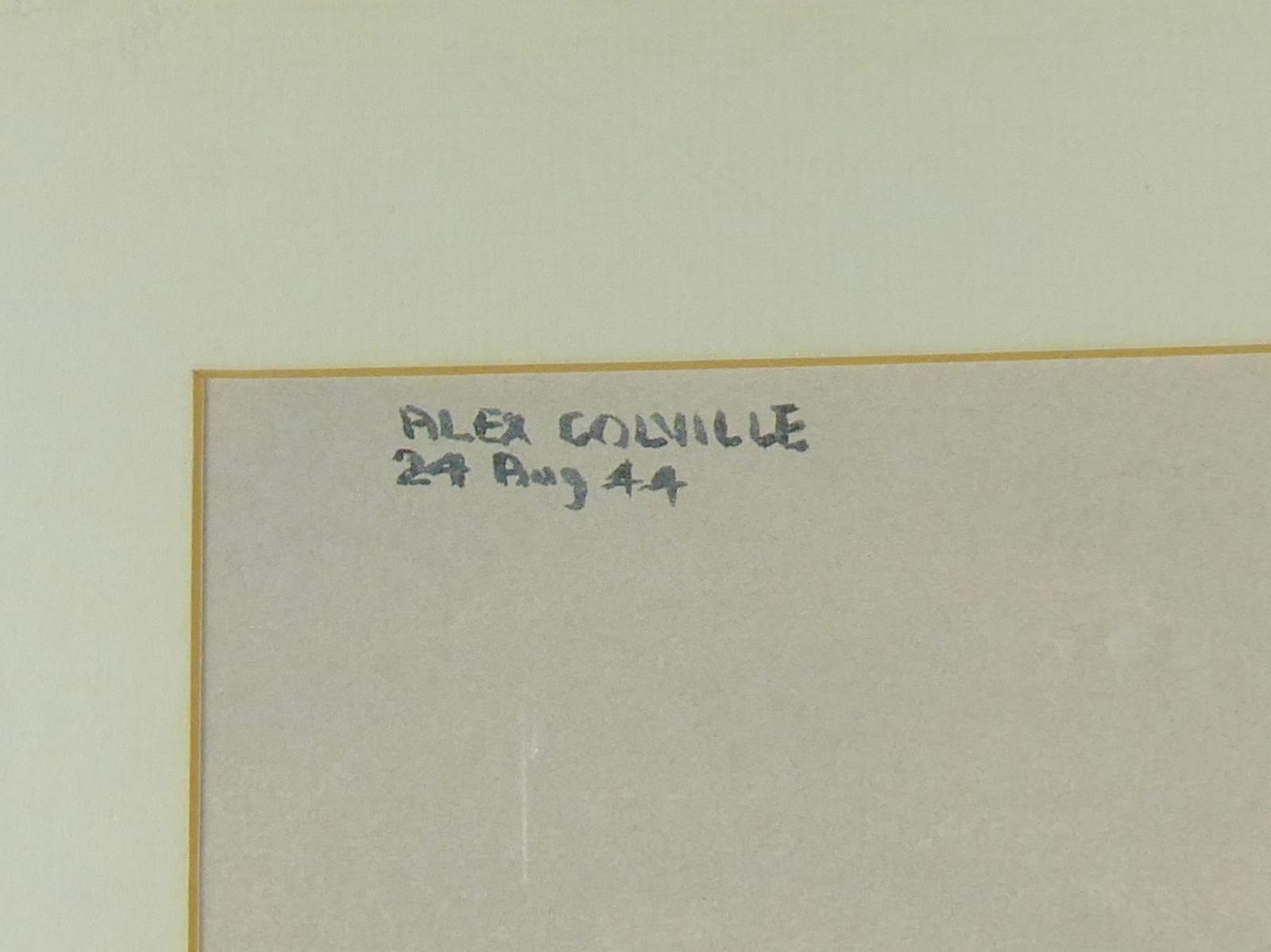 Alex Colville | On the Bridge (1944) | MutualArt