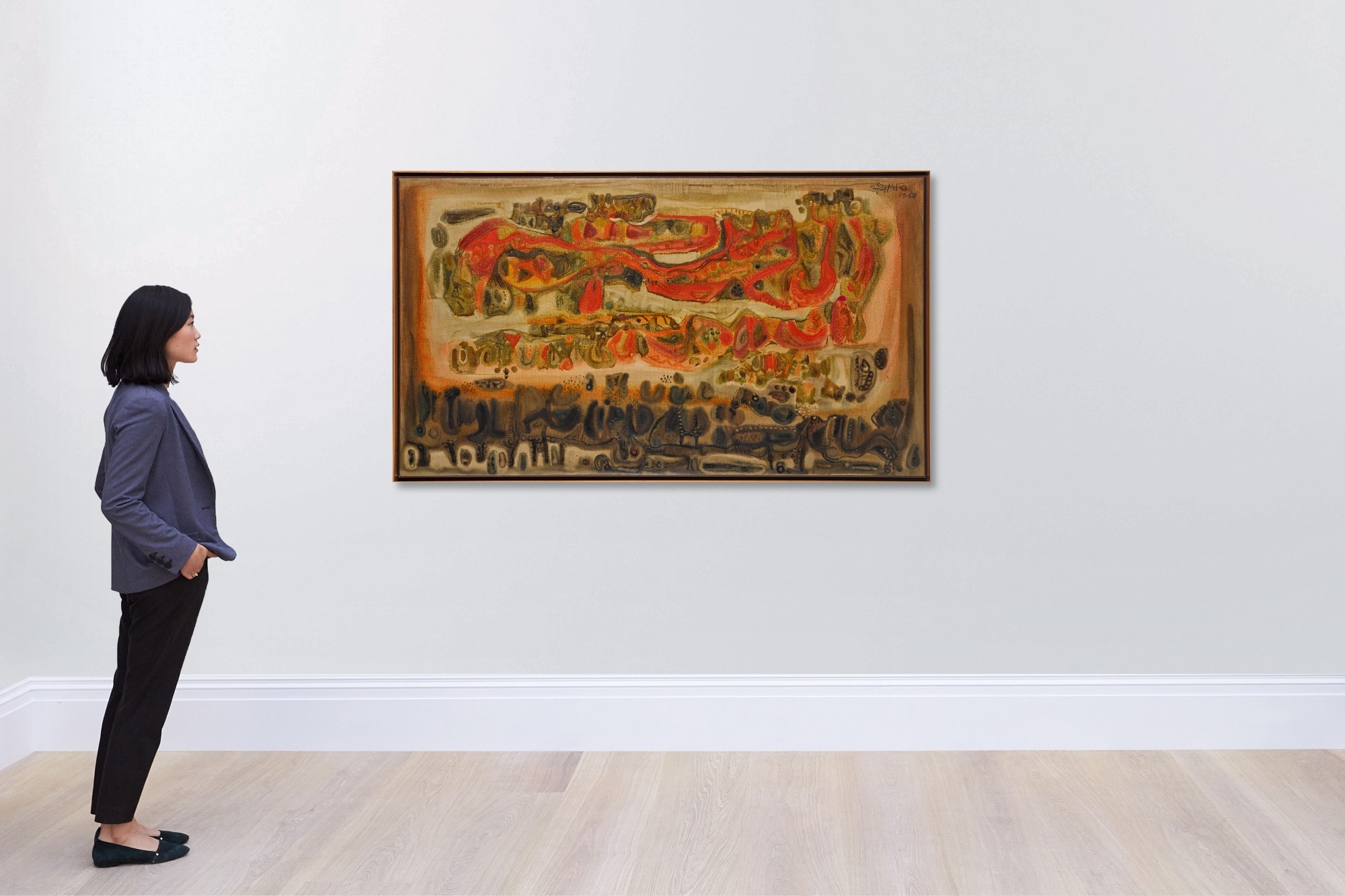 Ambadas Khobragade | The Closed Membranes of Silence (1965) | MutualArt