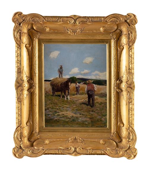 William Henry Drake | Haying scene. | MutualArt