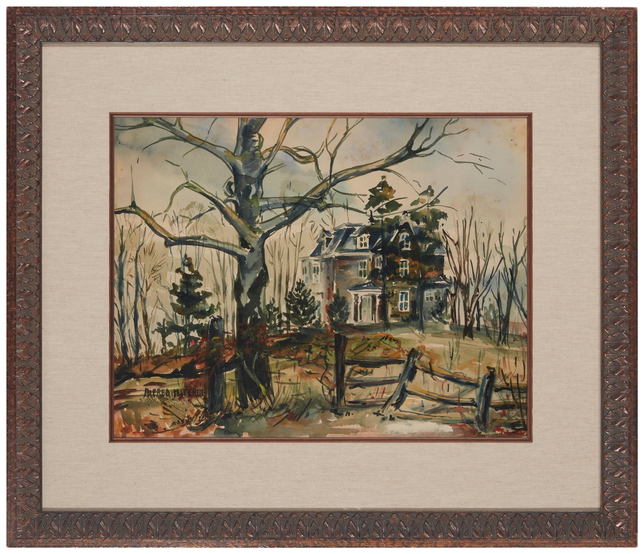 Alfred Pierre Richard | House portrait | MutualArt