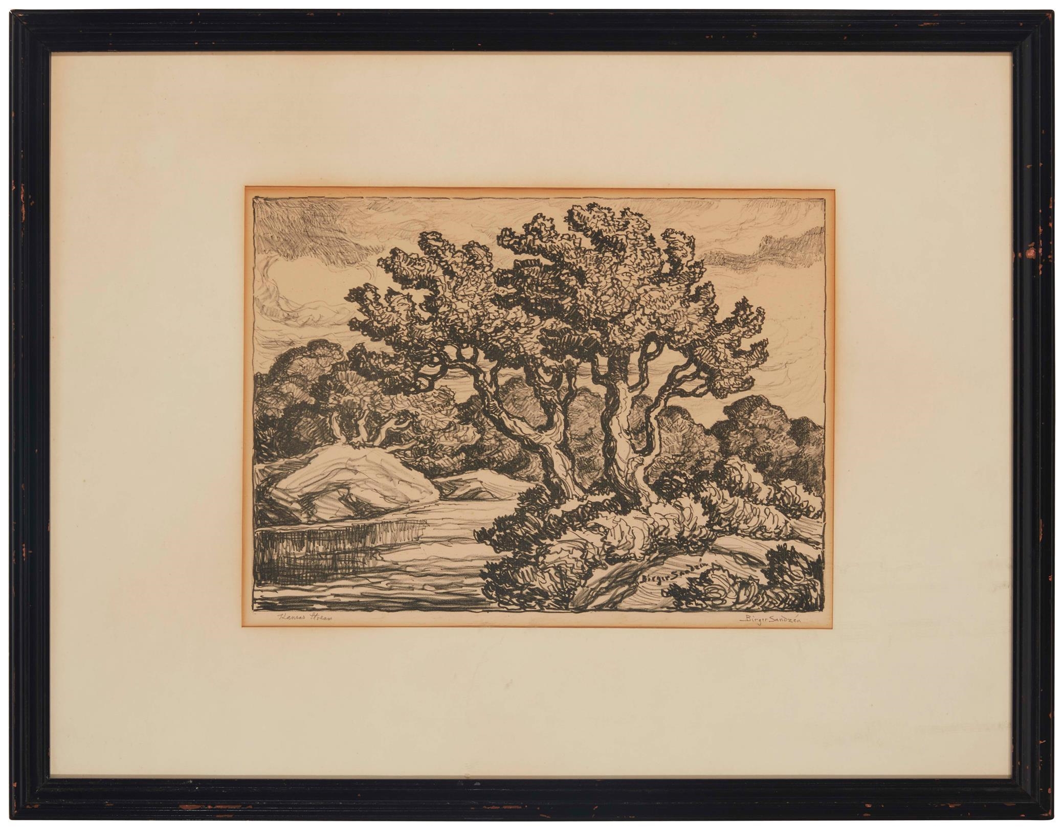 Birger Sandzén | Kansas Stream | MutualArt