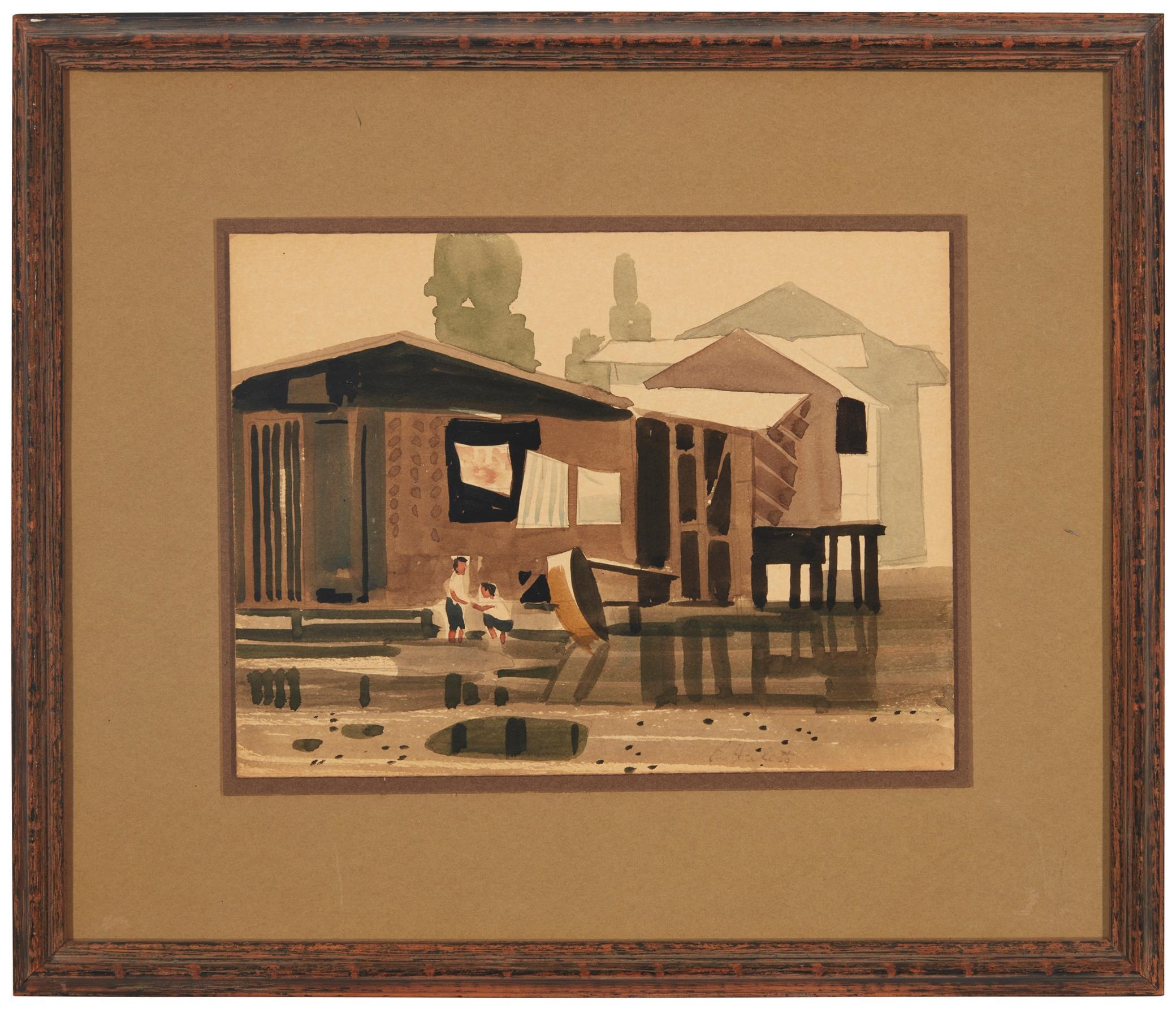 Ralph Hulett | Japanese scenes with figures | MutualArt